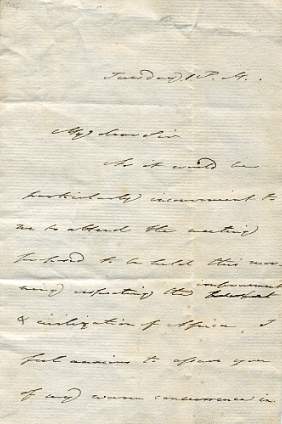 [WILBERFORCE, William, letters, autographs, documents, manuscripts